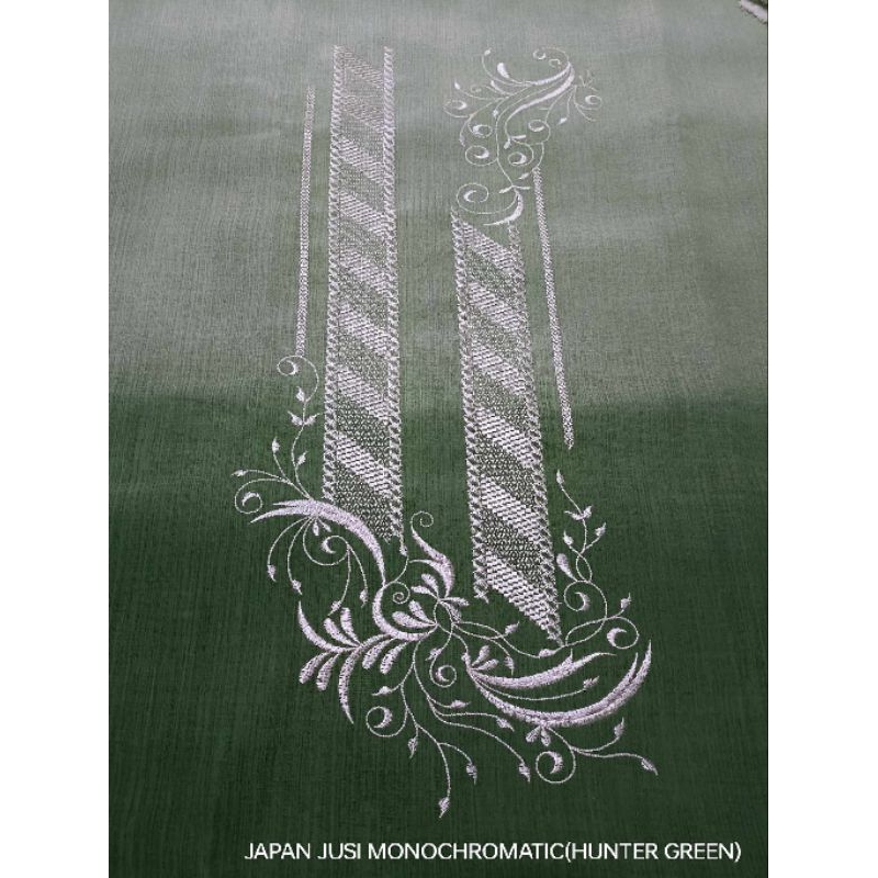 JAPAN JUSI MONOCHROMATIC TELA WITH BURDA/EMBROID/2YARDS | Shopee ...