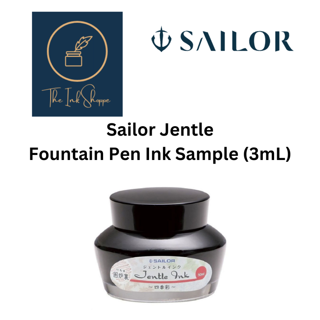 Sailor Jentle Fountain Pen Ink Sample (3mL) | Shopee Philippines