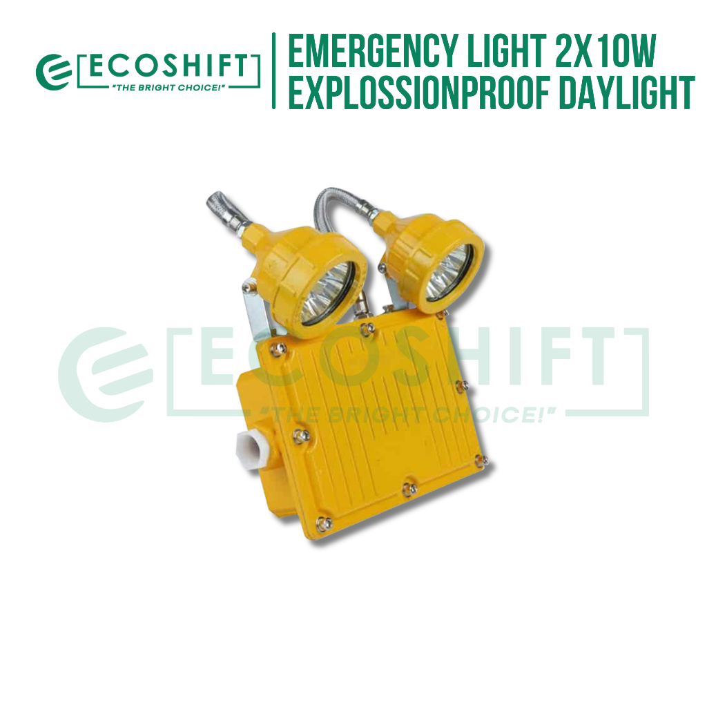 Ecoshift Explosion Proof 2X10 Watts Industrial Emergency Light | Shopee ...