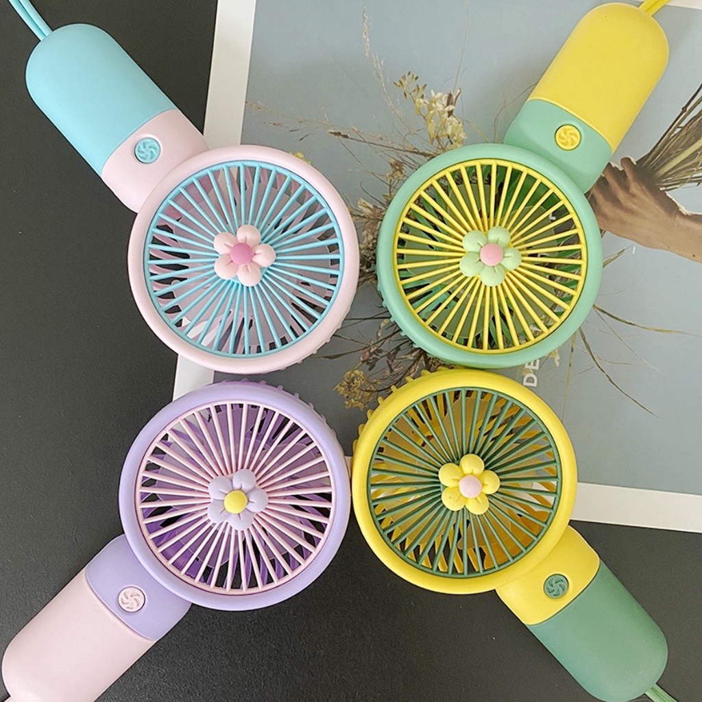 YUTU Mobile Phone Stand Small Fan Handheld USB Charging Portable Cute ...