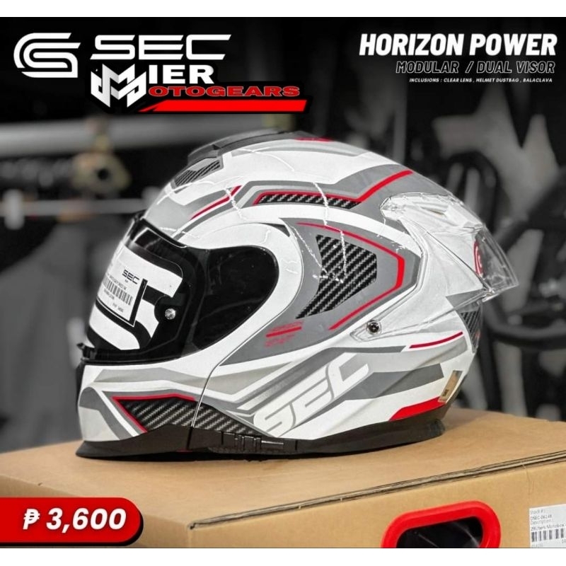 SEC HORIZON POWER V2 MODULAR HELMET | Shopee Philippines