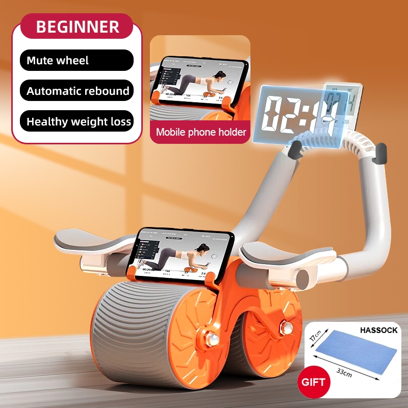 Beginner Abdominal Health Wheel Support Rebound Fitness Equipment With ...