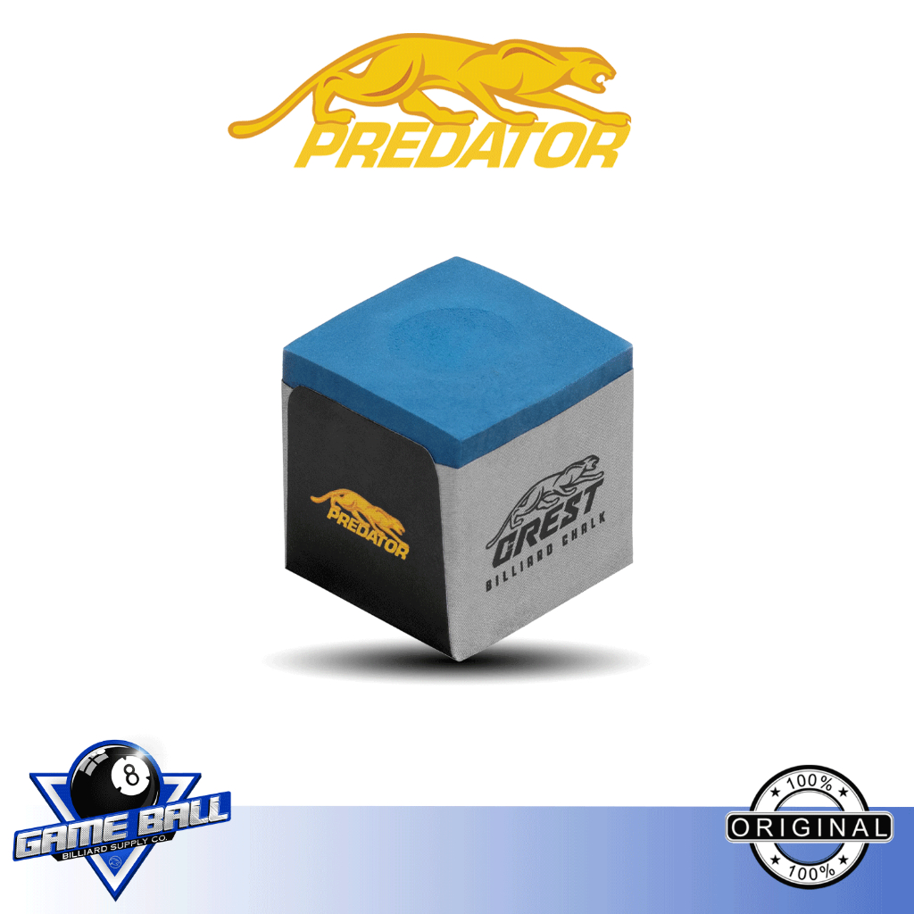 Predator CREST Billiard Chalk - Blue Tisa ng Tako (1 PIECE) | Shopee ...