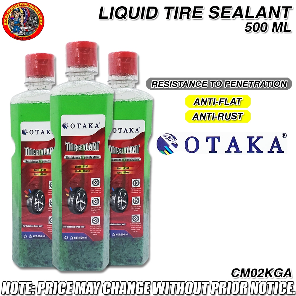 LIQUID TIRE SEALANT "OTAKA" 500ML (CM02KGA) | Shopee Philippines