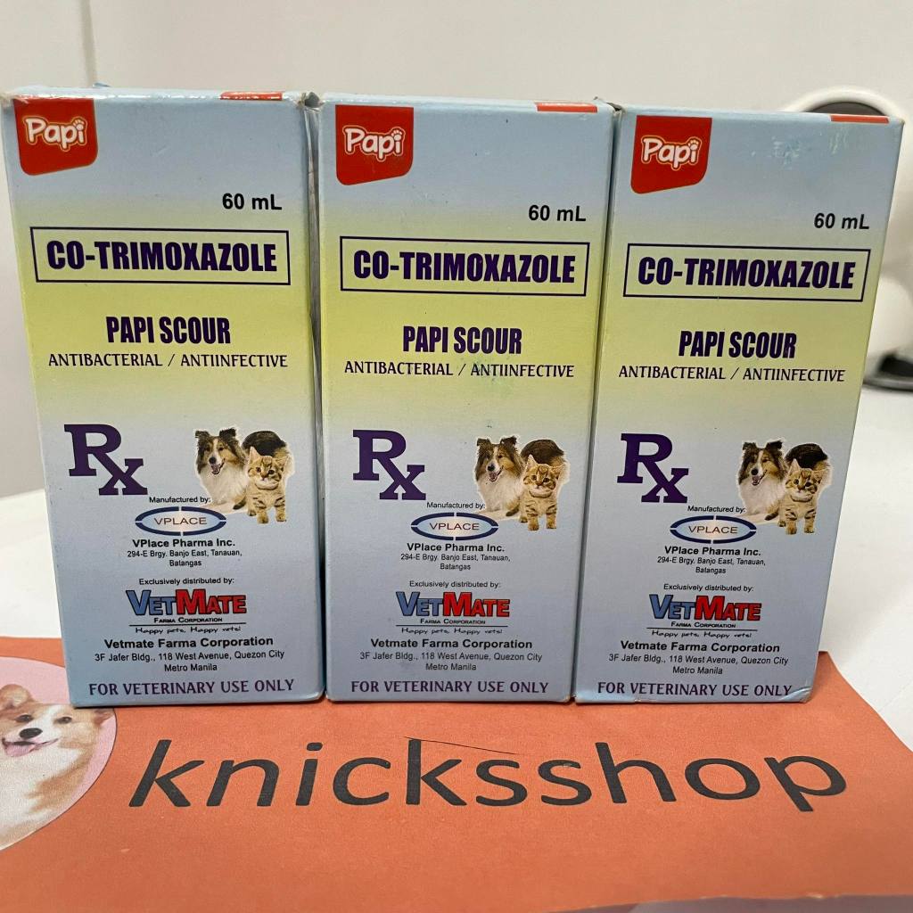 Papi Scour (AntiBacterial Anti-Infective) 60mL for Dogs & Cats | Shopee ...