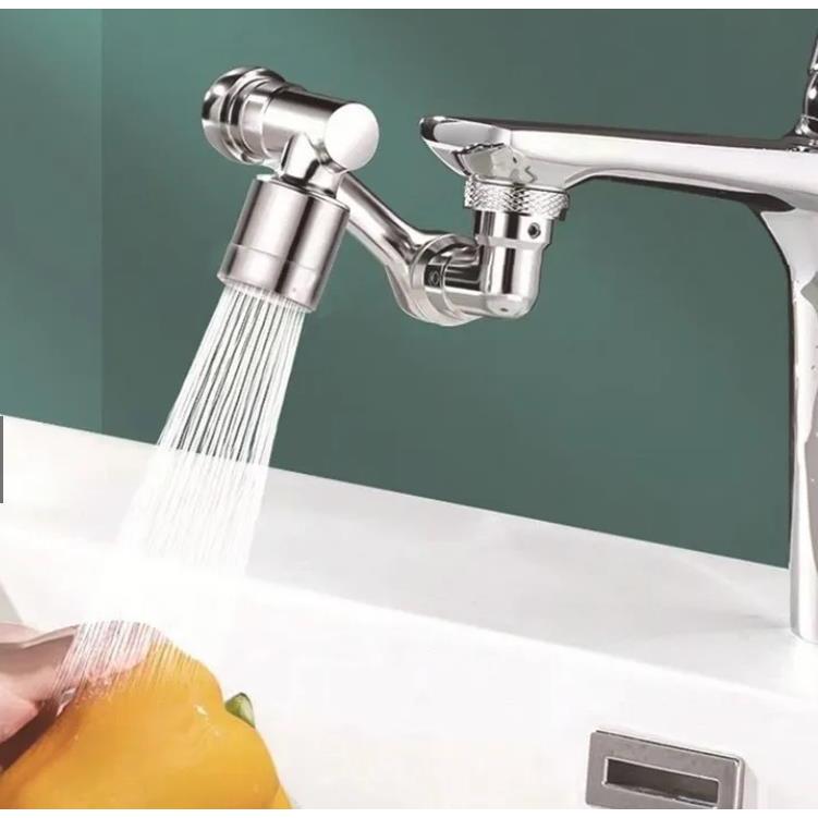 Rotatable Extension Faucet Aerator 1080 Degree Swivel Robotic Arm Water ...