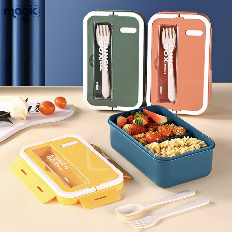 1100ml Creative New Student Lunch Box Japanese-style Sealed Multi ...