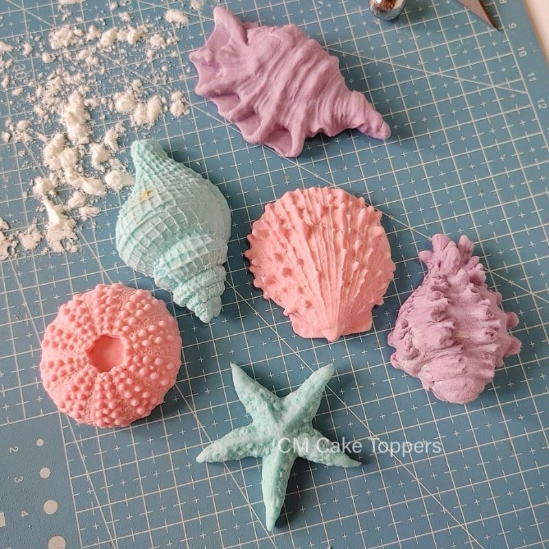 Fondant Shells Mermaid/Under The Sea Theme | Shopee Philippines