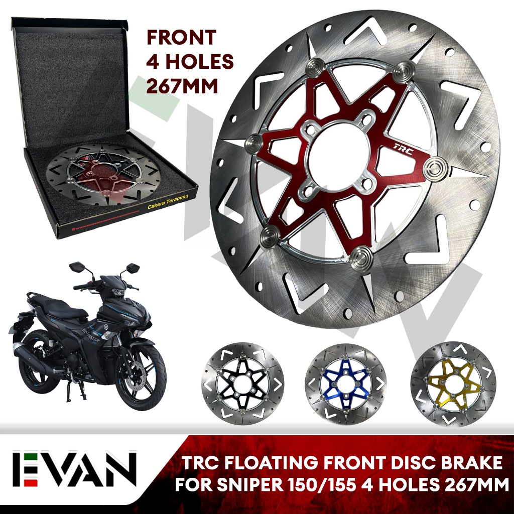 EVAN.SHOP TRC FLOATING FRONT DISC BRAKE 267mm for Sniper 150/155 4 ...