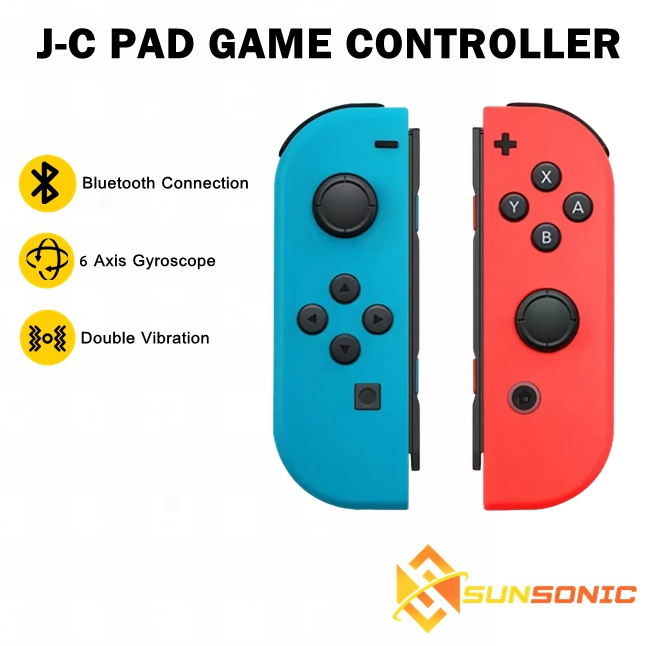 Joy Con Wireless Gamepad Pro Controller, 6-Axis Gyro Function For ...