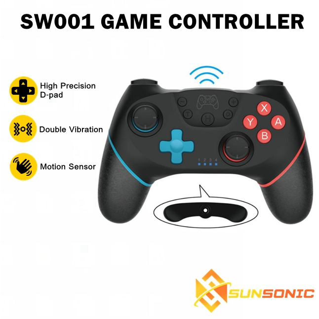 Sw001 Nintendo Switch Dual Vibration Gamepad Wireless Controller ...
