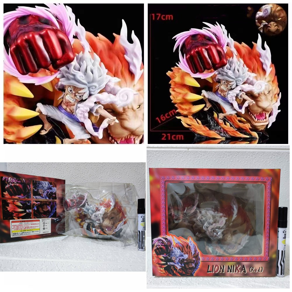 One Piece Luffy Gear 5 Luffy Lion Nika Luffy With LED Collectible ...