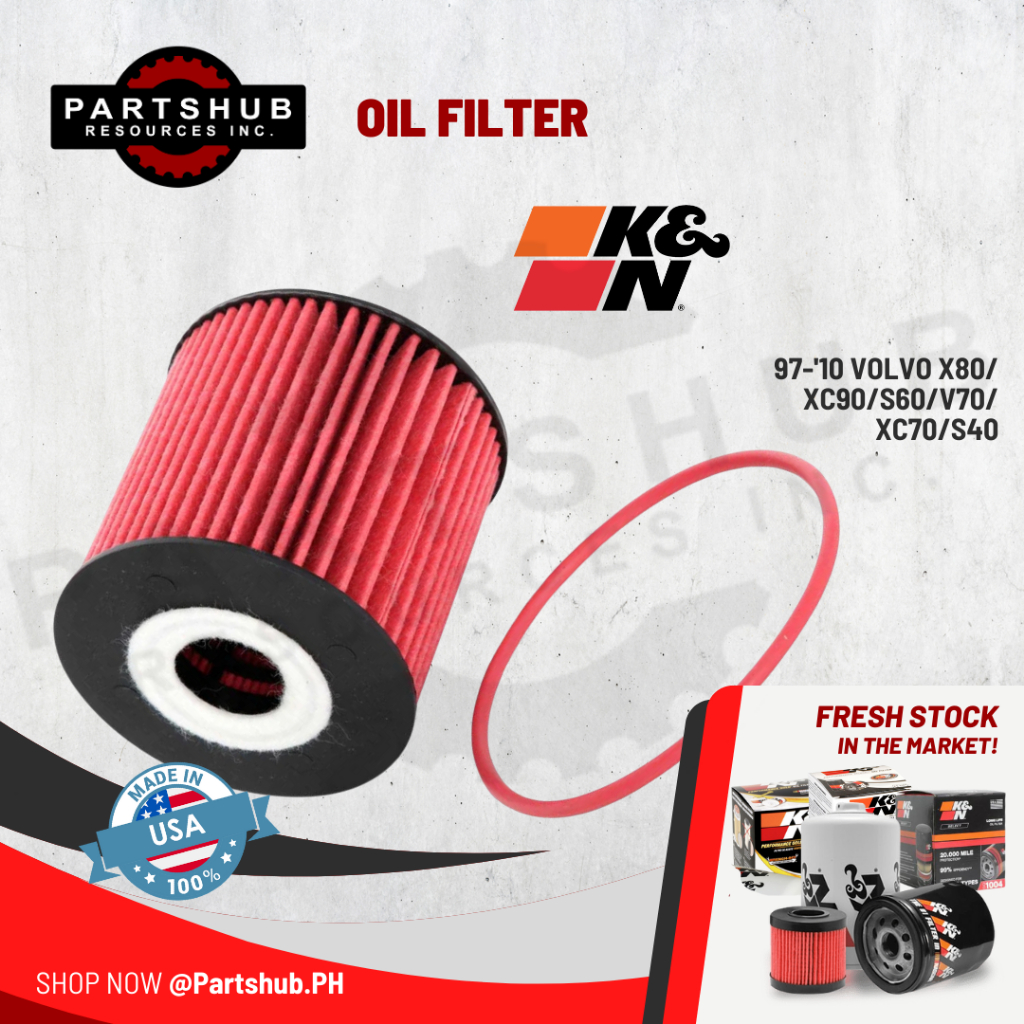 K&N OIL FILTER HP-7002 ('97-'10 VOLVO X80/XC90/S60/V70/XC70/S40, All ...