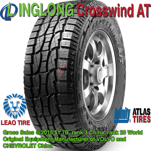 255/70 R15 Leao/Linglong Tire Chi/Thai | Crosswind A/T, Lion Sport GP/HP/HT, NF Van (255/70R15 ...