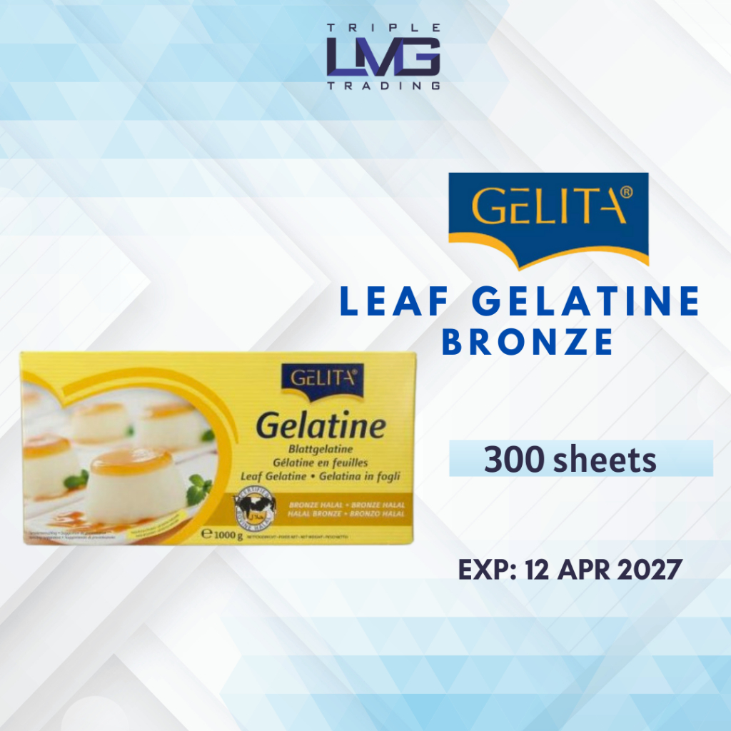 Gelita Gelatine Sheet 300 Sheets (Bronze) | Shopee Philippines
