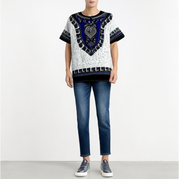 Thai traditional top Dashiki polo bohem.ian Muslim | Shopee Philippines