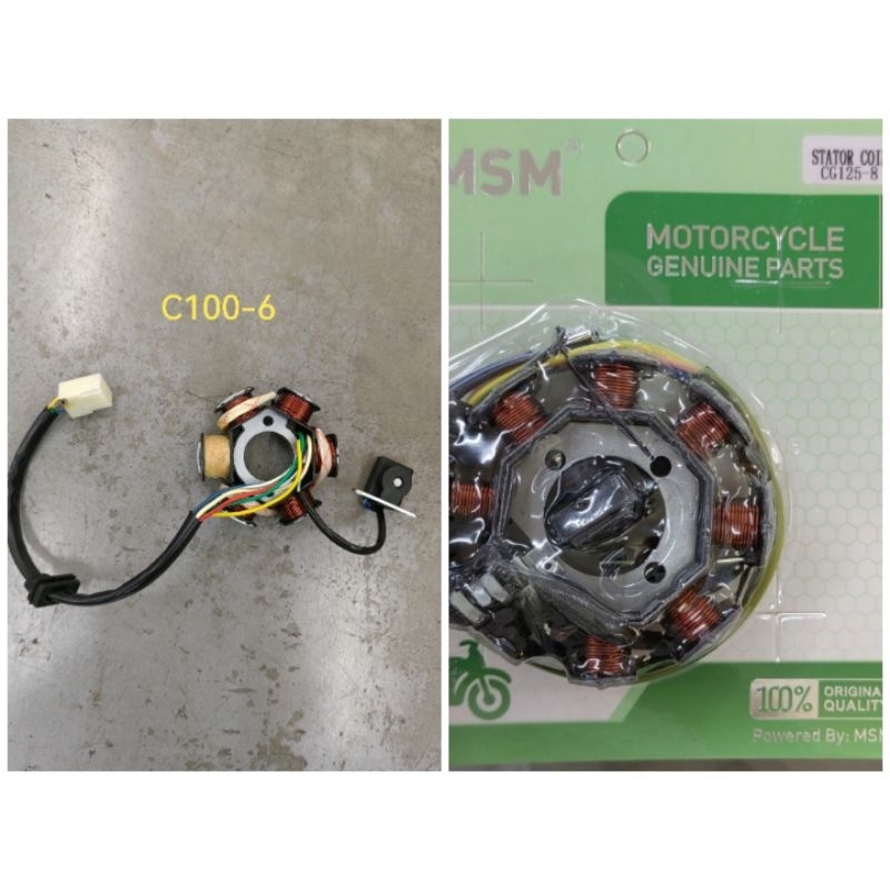 stator coil tmx155/xrm110/CG125/rusi125/w110/w125/bajaj/CB125/smash110 ...