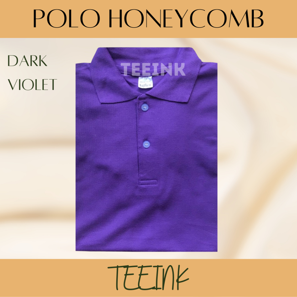 Polo Honeycomb | Softex, Southport, Whistler | Peach, Pink, Dark Violet ...
