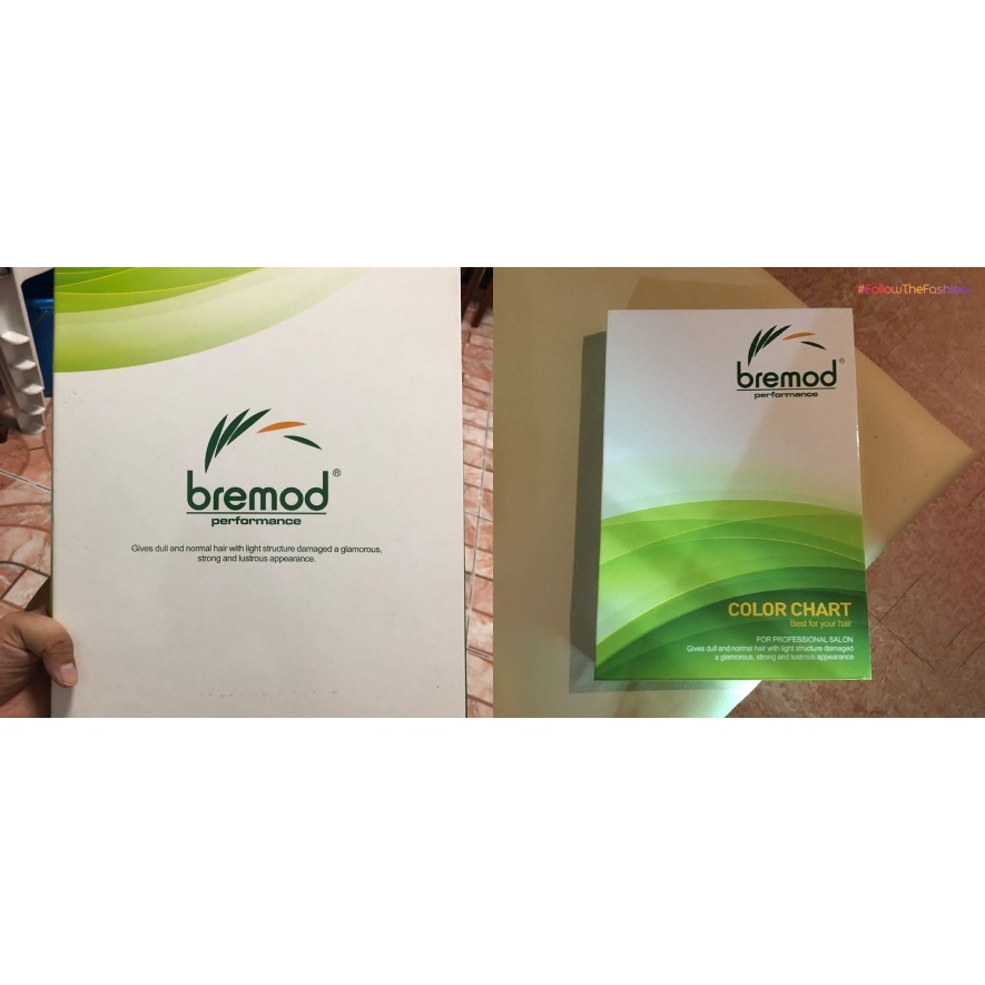 BREMOD PERFORMACE UPDATED HAIR COLOR CHART COMPLETE COLORS | Shopee ...
