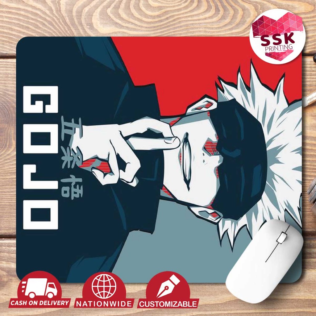 Satoru Gojo Design Mousepads Part 2 | Jujutsu Kaisen Mousepads | 5MM ...