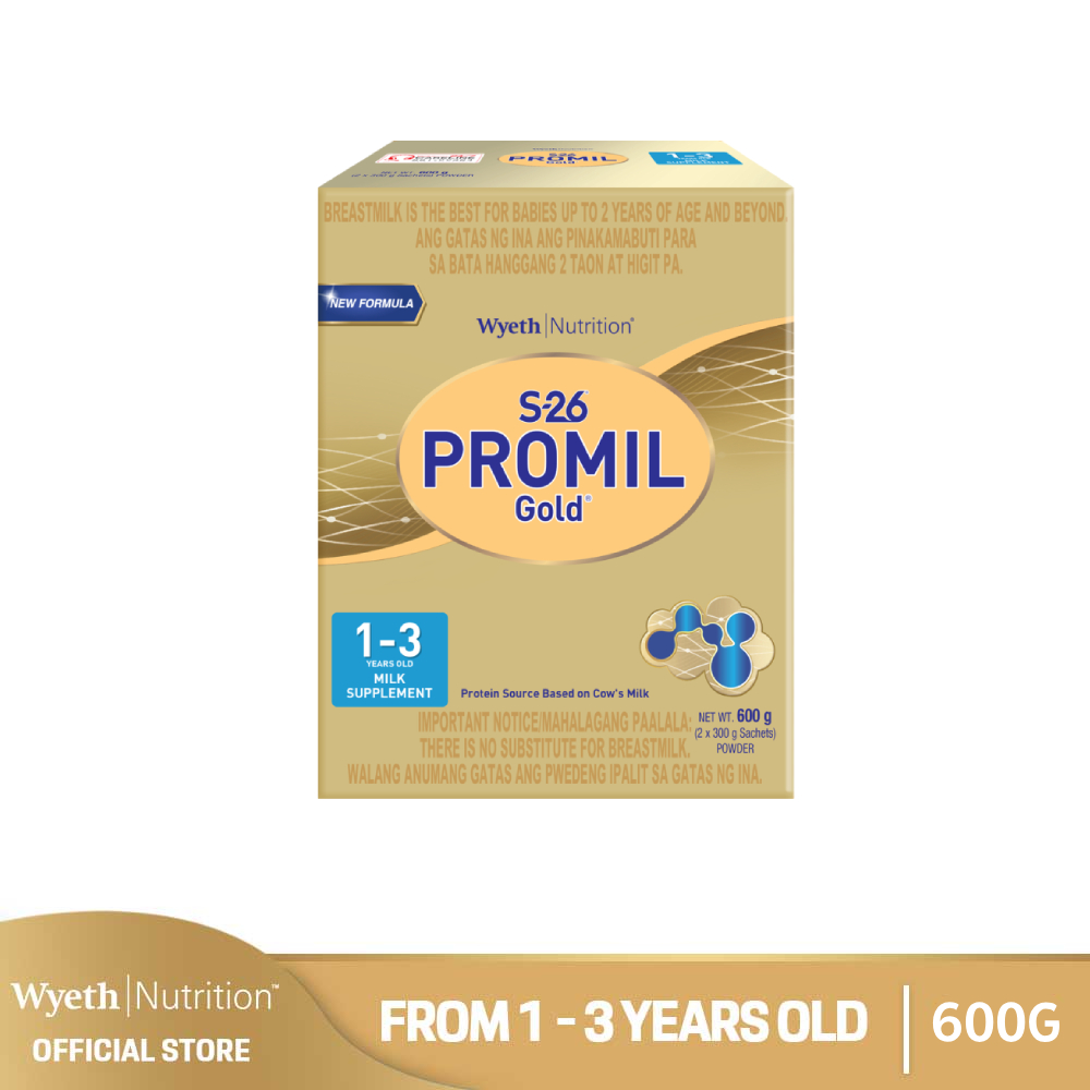 Wyeth Nutrition S-26 Promil GOLD 600g | Shopee Philippines