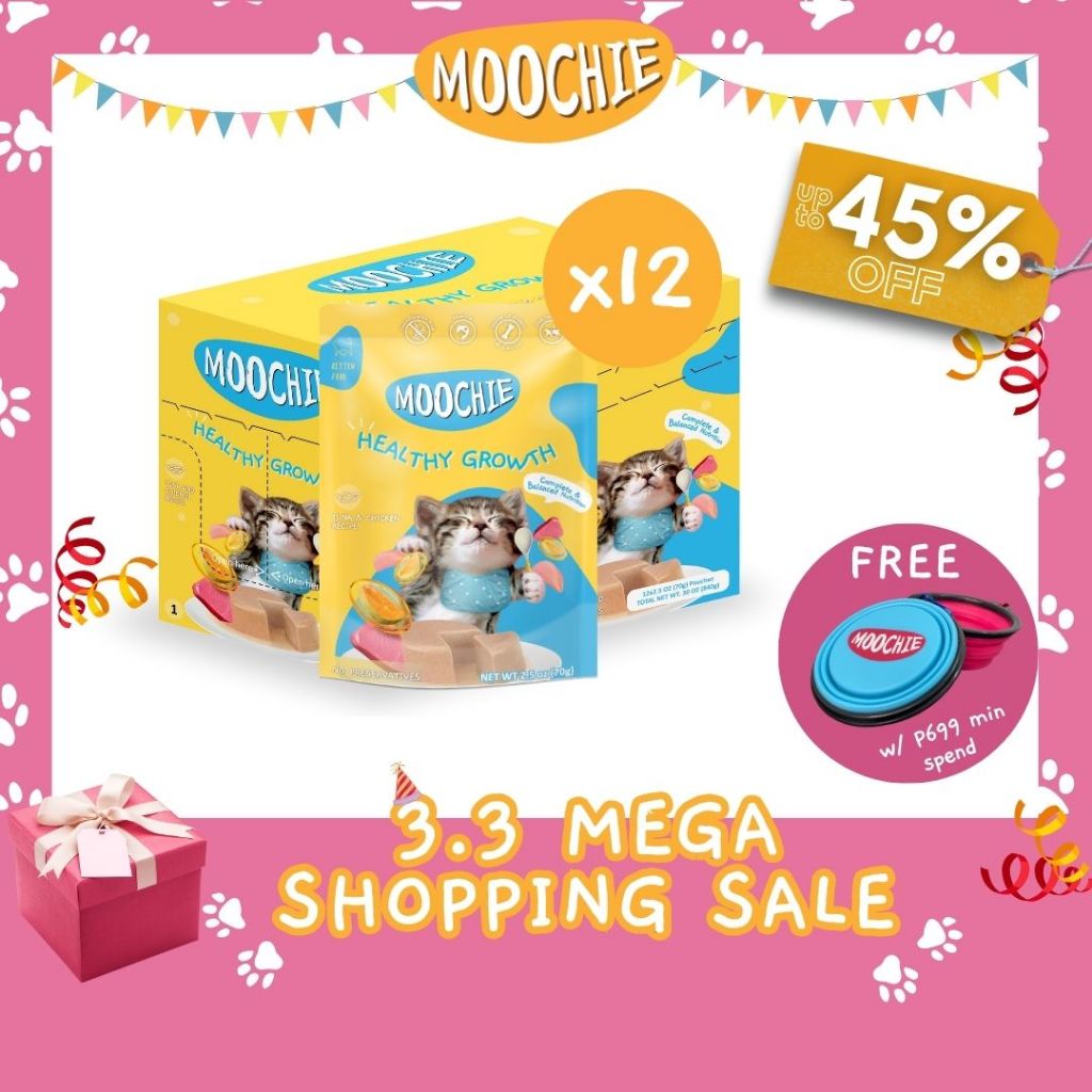 Moochie Value Box Wet Cat Food Mousse Healthy Growth Tuna And Chicken ...