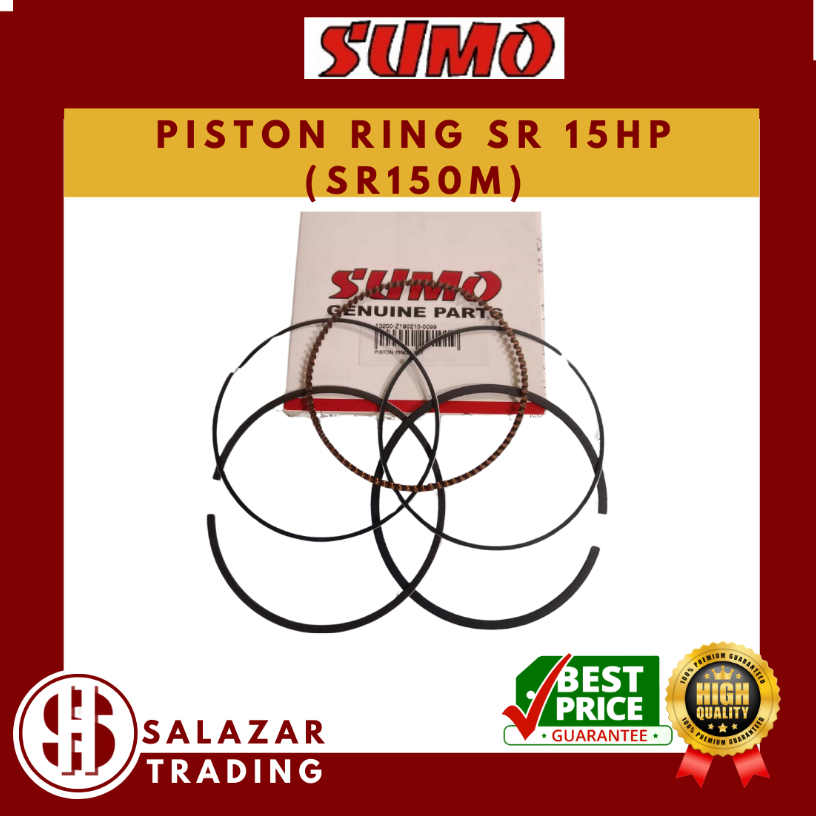 SUMO PISTON RING SET SR 15HP ( SR 150M/SR 150M2 ) GASOLINE ENGINE ...