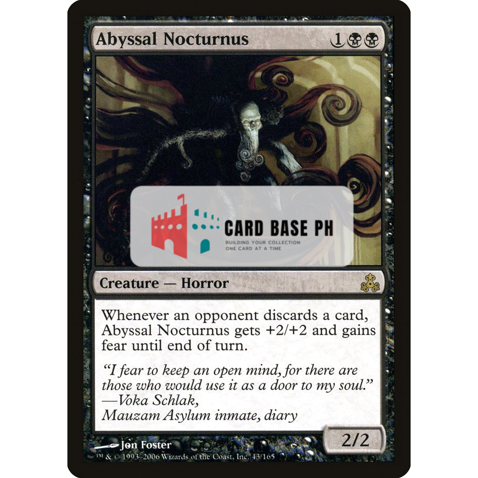 Abyssal Nocturnus(Lightly Played) - Magic the Gathering Trading Card ...