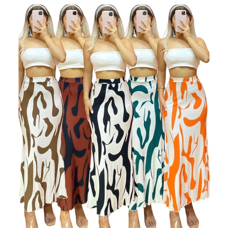 Mermaid Skirt Long Skirt|Palda|Fashion Trend | Shopee Philippines