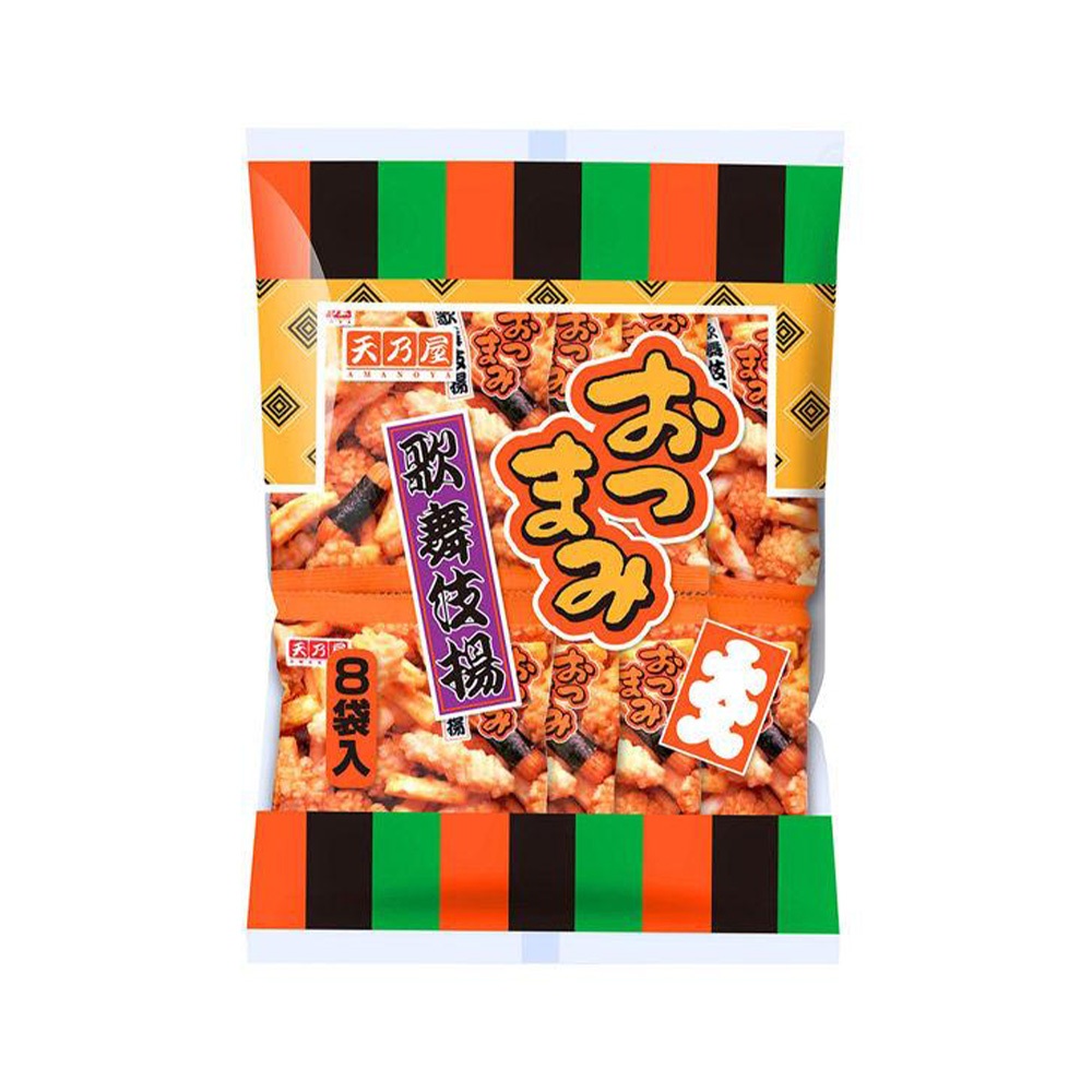 Amanoya Kabukiage Rice Crackers 5 Type Mix (8 packs) | Shopee Philippines