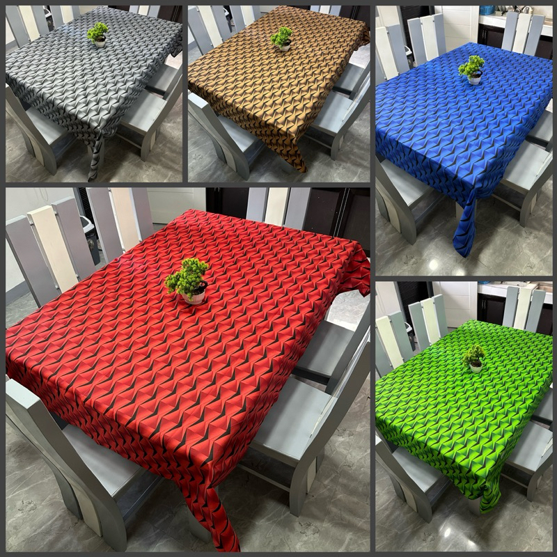 Halzen Design Table Cloth Geena Fabric 4 Seater 6 Seater 8 Seater Round ...