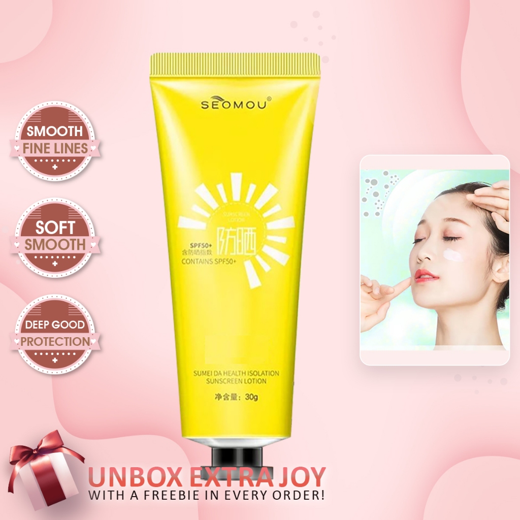 SEOMOU Pinkflash Mg Skin Care Whitening Waterproof Spf50 Sunblock Face ...