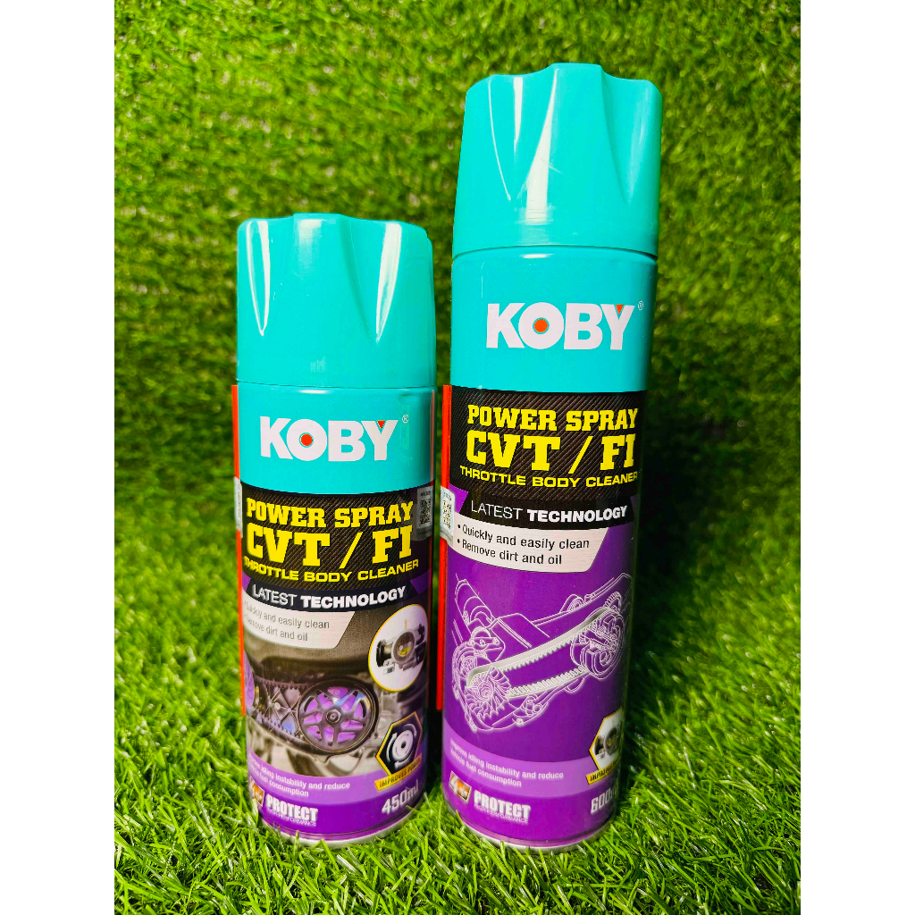 KOBY CVT/FI THROTTLE BODY CLEANER POWER SPRAY ORIGINAL 450ML 600ML 1PC ...