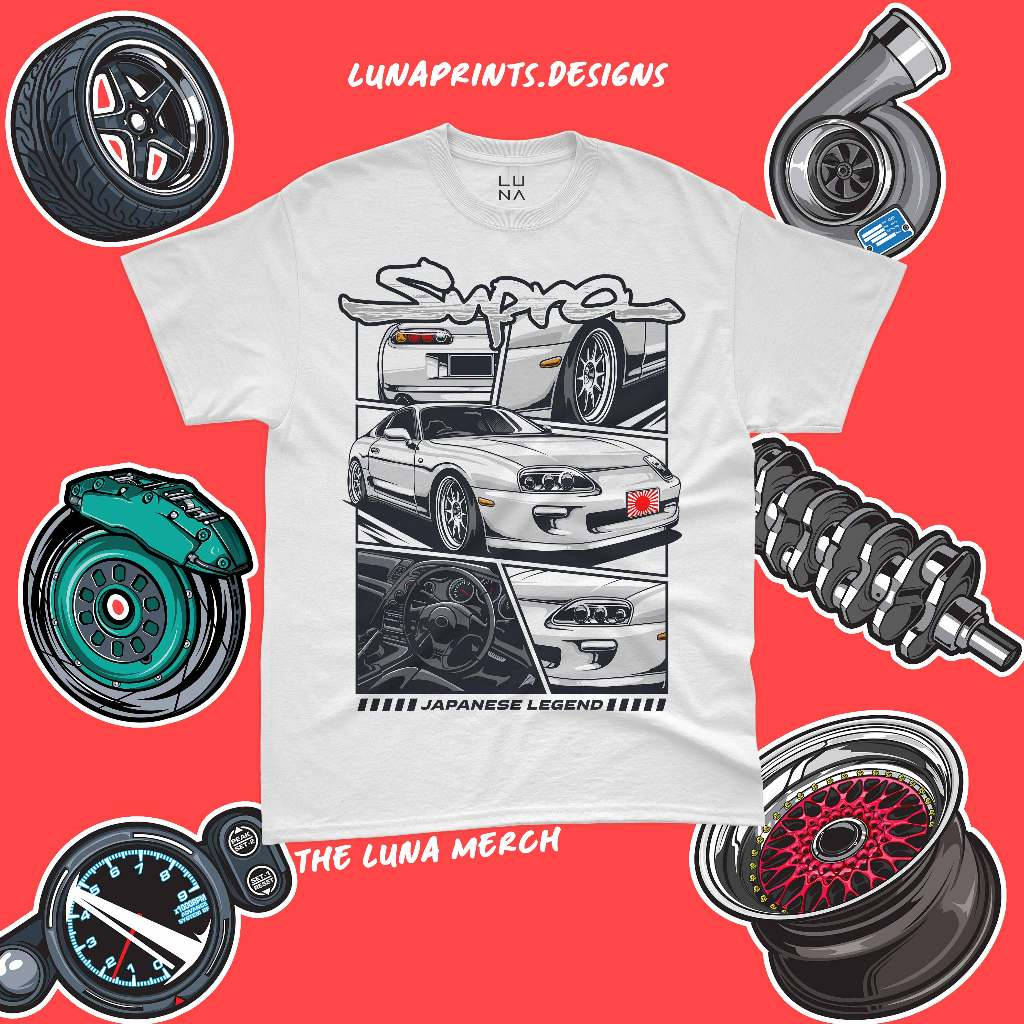 Toyota Supra Car Shirt Collection ( For kids and adult ) - The Luna ...
