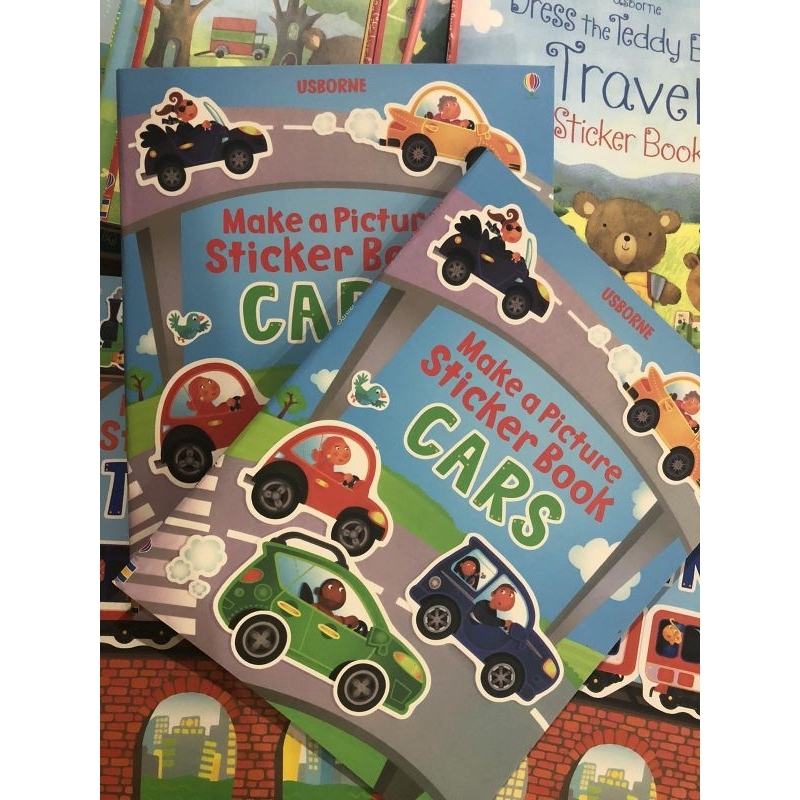 USBORNE ( MAKE A PICTURE STICKER BOOK ) | Shopee Philippines