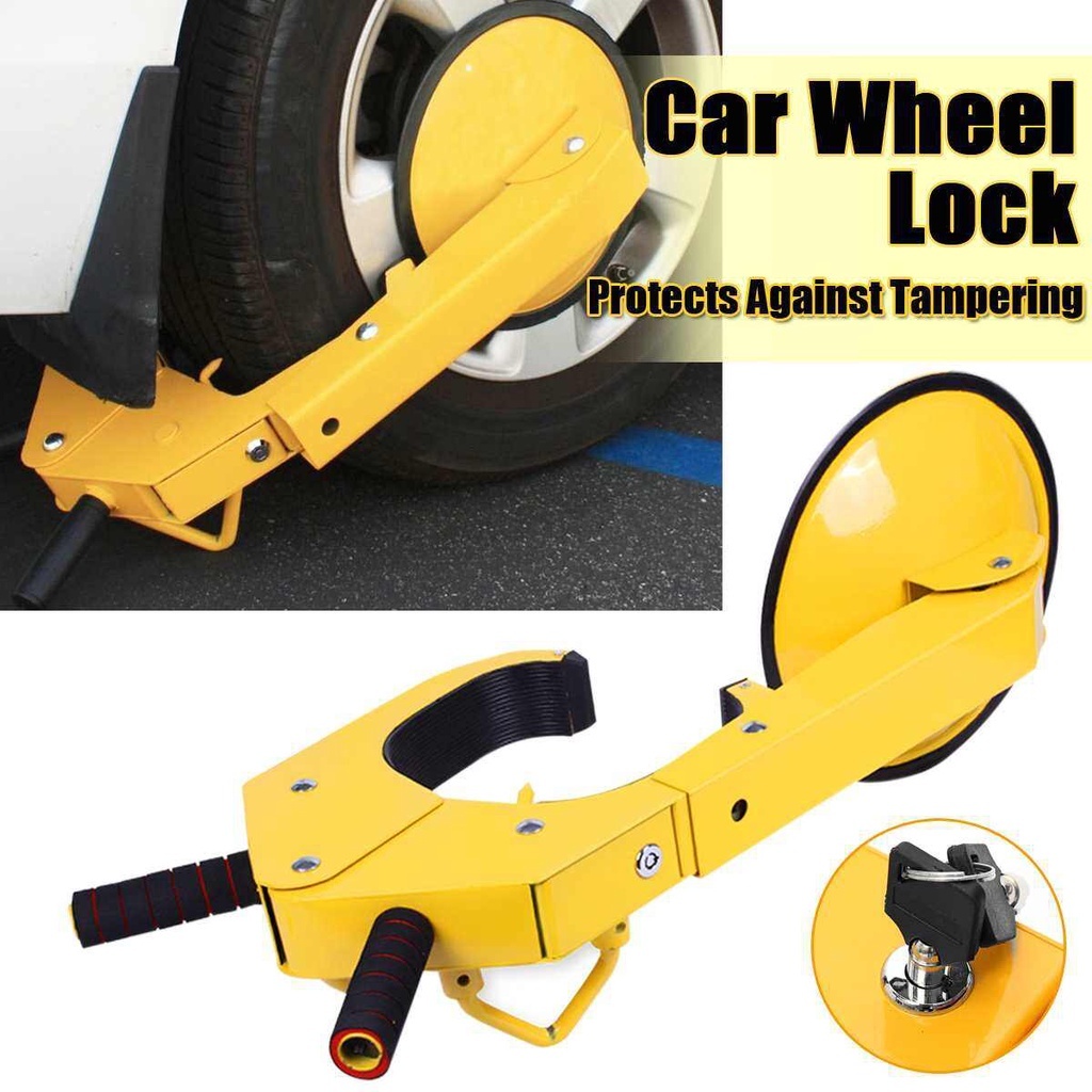 Powone Heavy Duty Car Tire Claw Chuck Tire Lock Suction Cup Tire Clamp ...