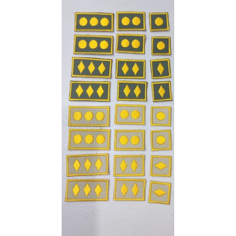 ROTC COLLAR EMBROIDERY PATCHES | Shopee Philippines