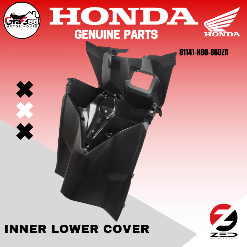COVER INNER LOWER for Honda Click 125 V2 HONDA GENUINE (81141-K60-B60ZA ...
