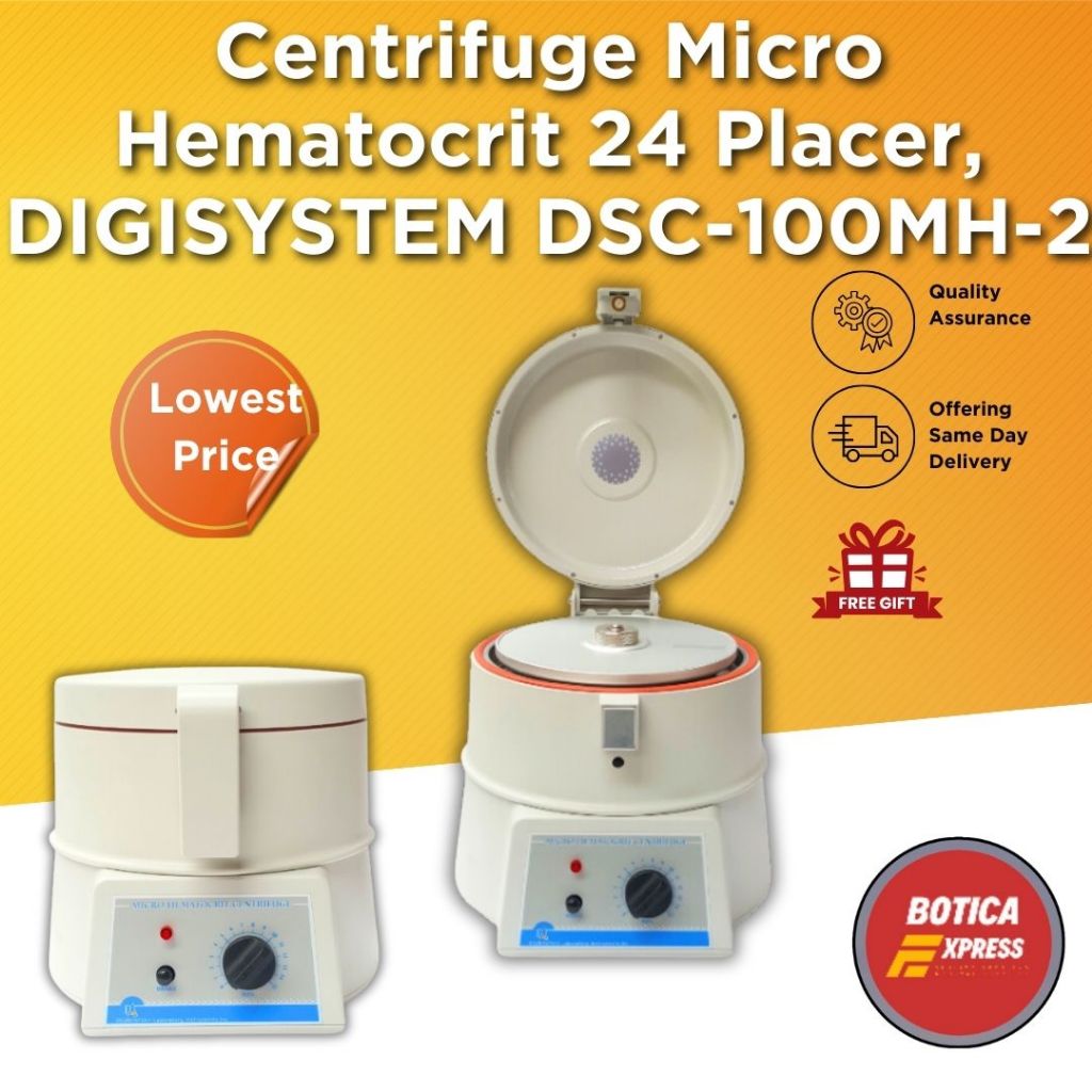 Centrifuge Micro Hematocrit 24 Placer Digisystem Dsc 100mh 2 Shopee Philippines