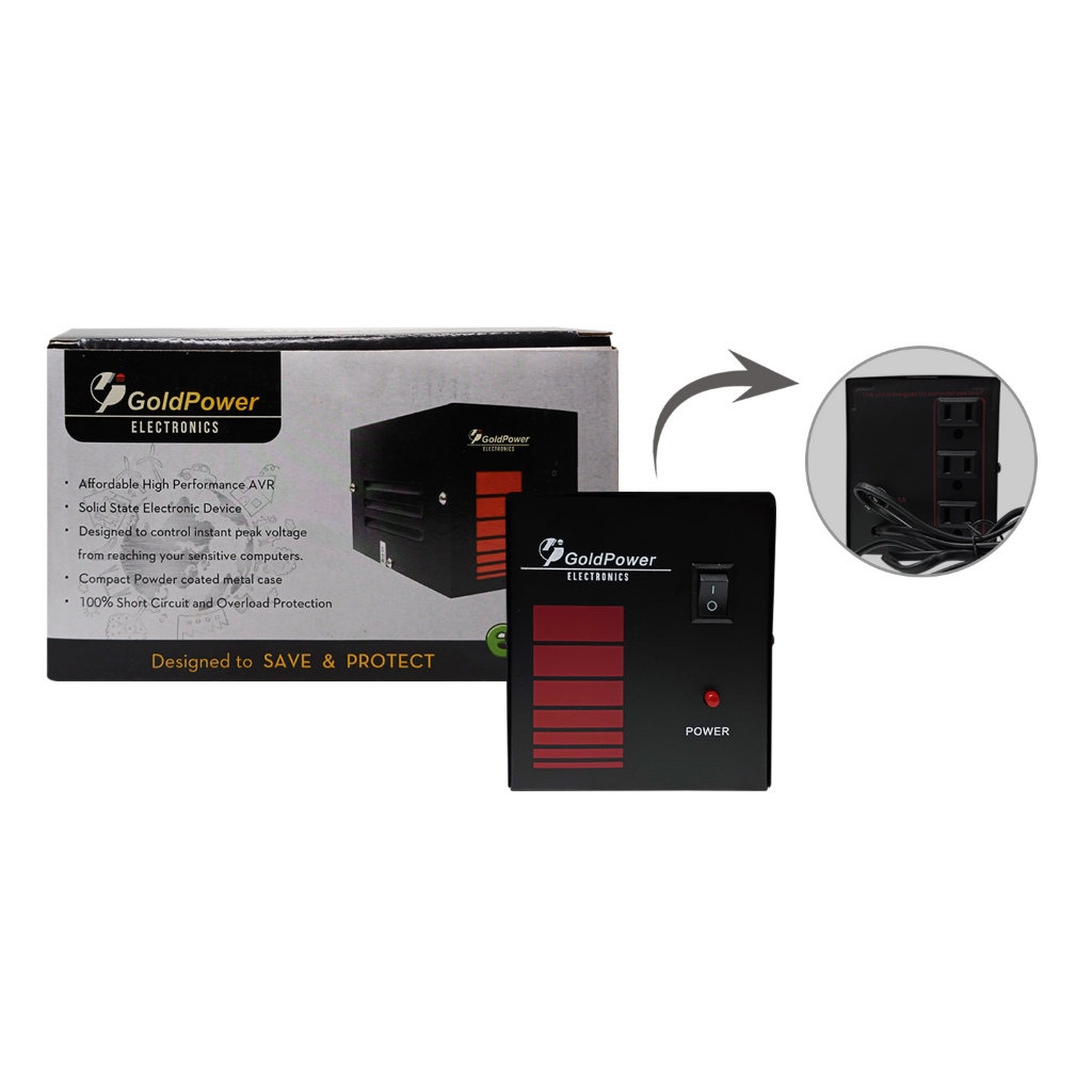 Gold Power Electronics AVR 500watts (Short Circuit and Overload ...