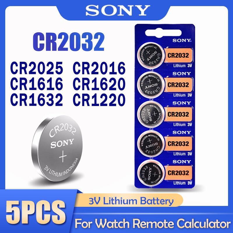 SONY CR2032 3V Lithium Button Batteries cr2025 cr2016 cr1632 cr1620 ...