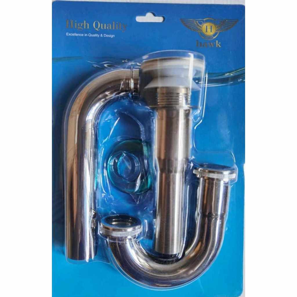 Stainless Steel Lavatory P-Trap with Swivel Type Strainer & Tailpiece 1 ...