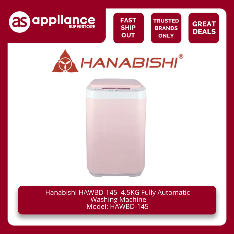 Hanabishi HAWBD-145 4.5 KG Fully Automatic Washing Machine | Shopee ...