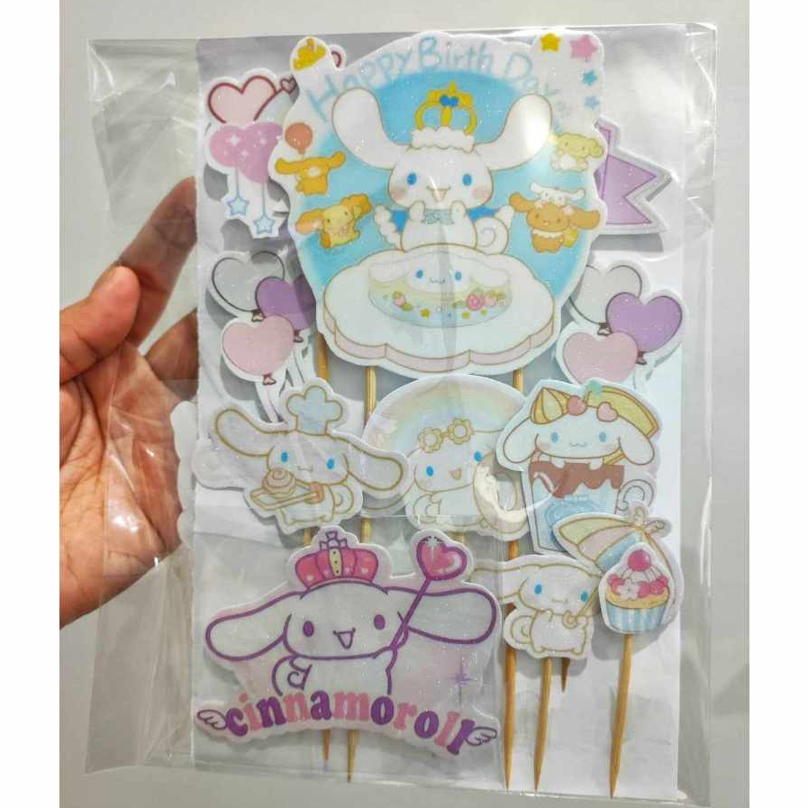 (NEW) Cinnamoroll CAKE TOPPER - Smudgeproof / Waterproof | Shopee ...