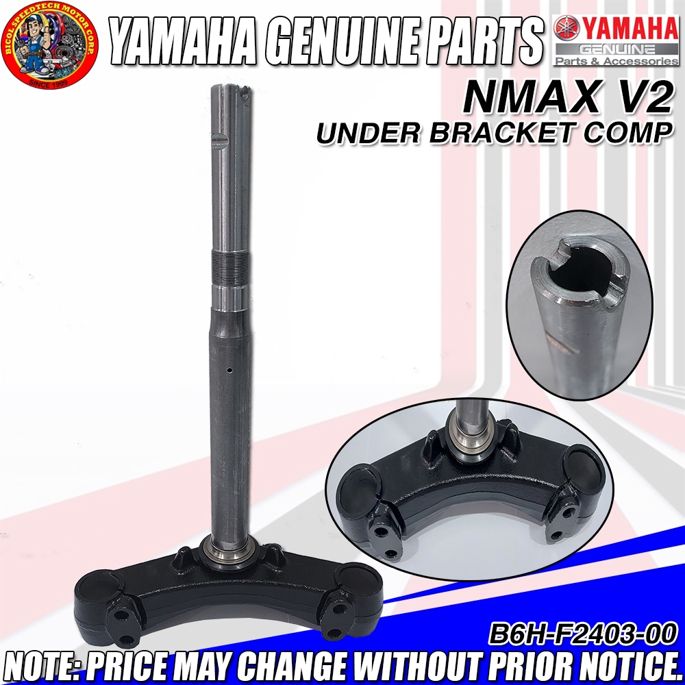 NMAX V2 UNDER BRACKET COMP/ STEERING POST (YGP) (Genuine: B6H-F2403-00 ...