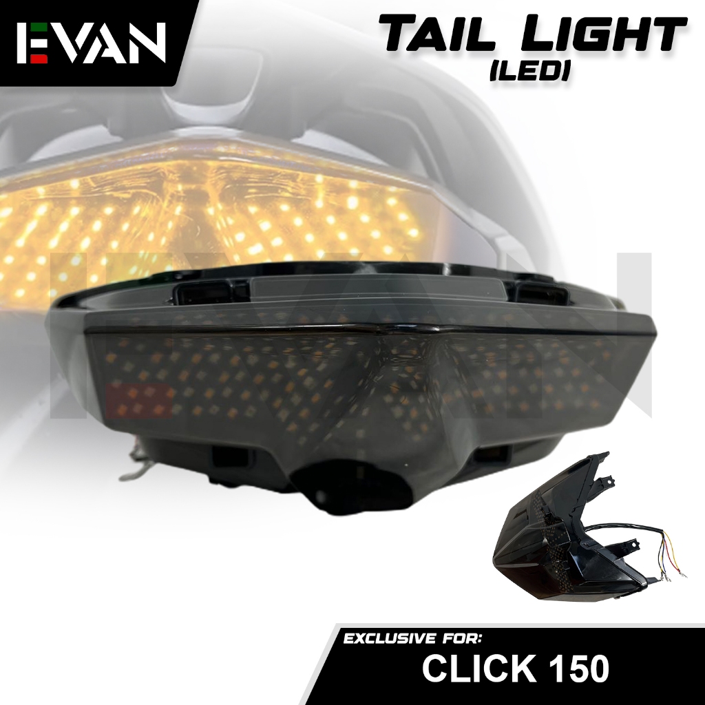 EVAN.PH Tail Light Assymble For Honda click 150 version 2 Led Light ...