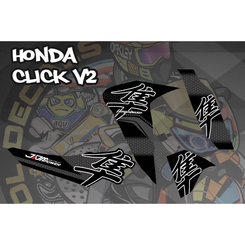 honda click v2 hayabusa decals | Shopee Philippines