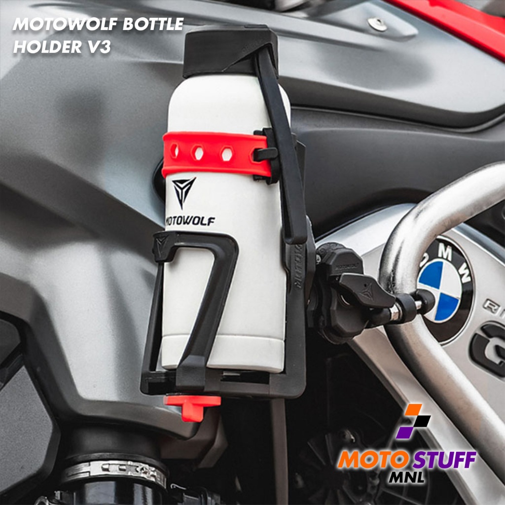 Original Motowolf Adjustable Bottle Holder V3 (Clamp) | Shopee Philippines