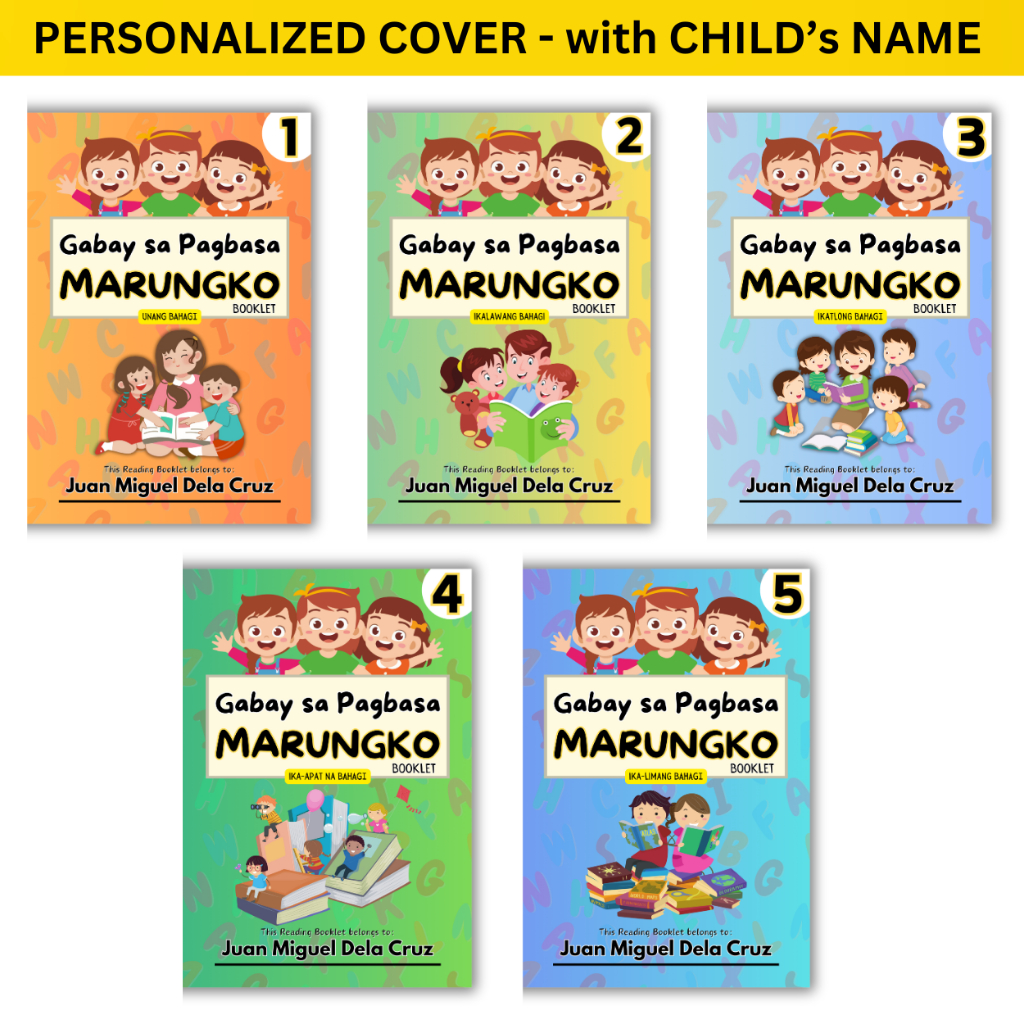 Marungko Approach Booklet/Worksheets Gabay sa Pagbasa Kindergarten to ...