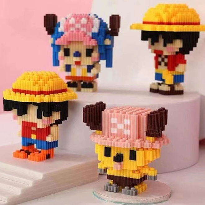Dudu Nano One Piece Luffy Assembly building block educational toys Toy ...